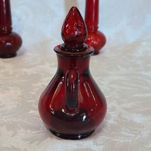 Vintage | Accents | Vtg Ruby Red Perfume Bottles | Poshmark